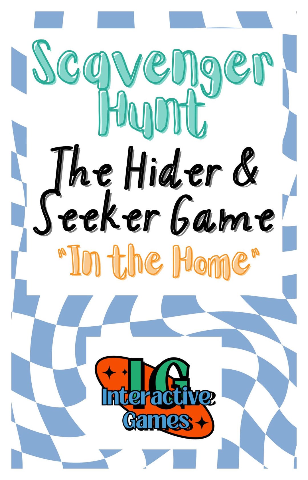 Interactive Scavenger Hunt Game for Home - Digital PDF Version - Etsy