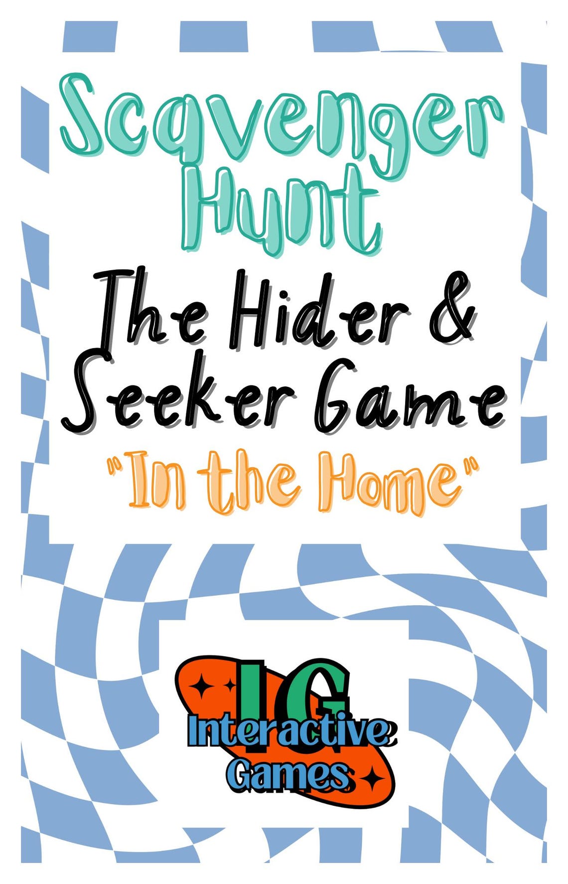 Interactive Scavenger Hunt Game for Home - Digital PDF Version - Etsy