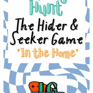 Interactive Scavenger Hunt Game for Home - Digital PDF Version - Etsy