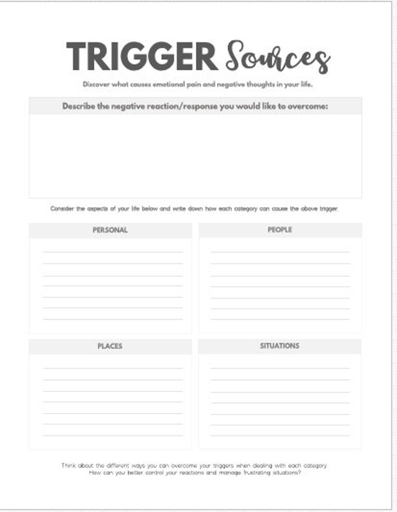 Mental Health Journal 8 Weeks. Depression Tracker, Anxiety Tracker - Etsy