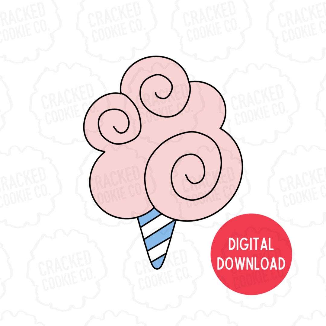 Cotton Candy 2022 Cookie Cutter- STL File- INSTANT - Etsy