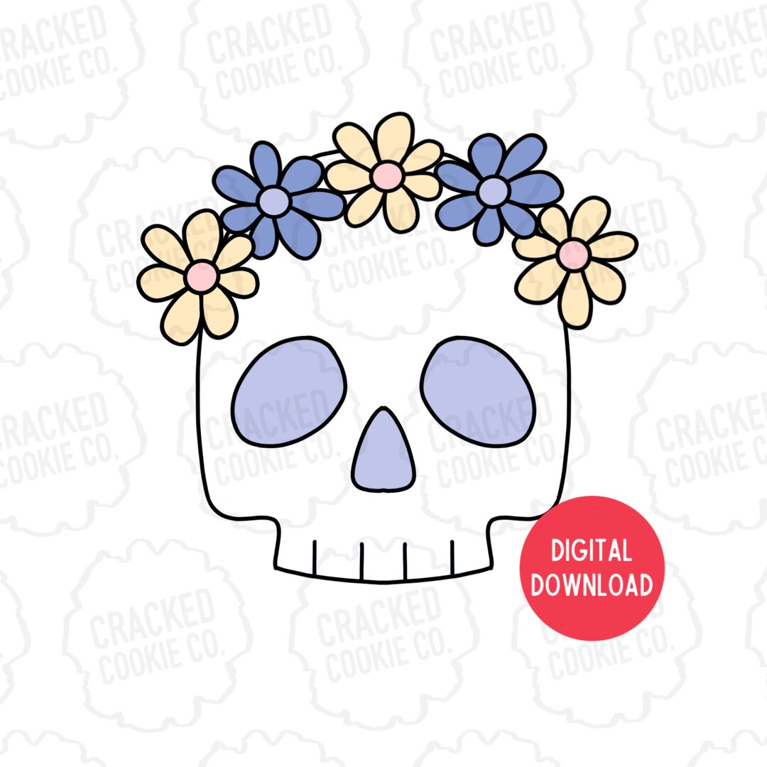 Groovy Skull Cookie Cutter- STL File- INSTANT - Etsy
