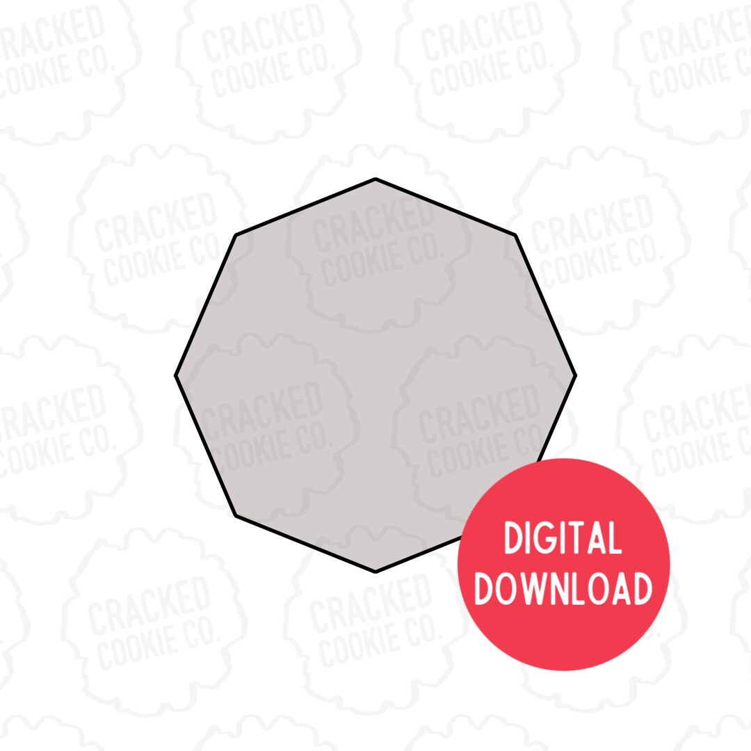 Octagon Cookie Cutter- STL File- INSTANT - Etsy