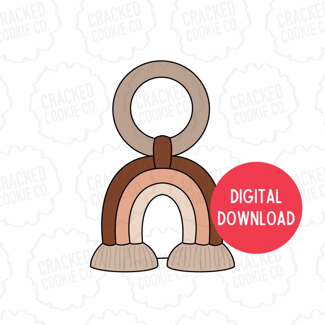 Rainbow Teether Cookie Cutter- STL File- INSTANT - Etsy