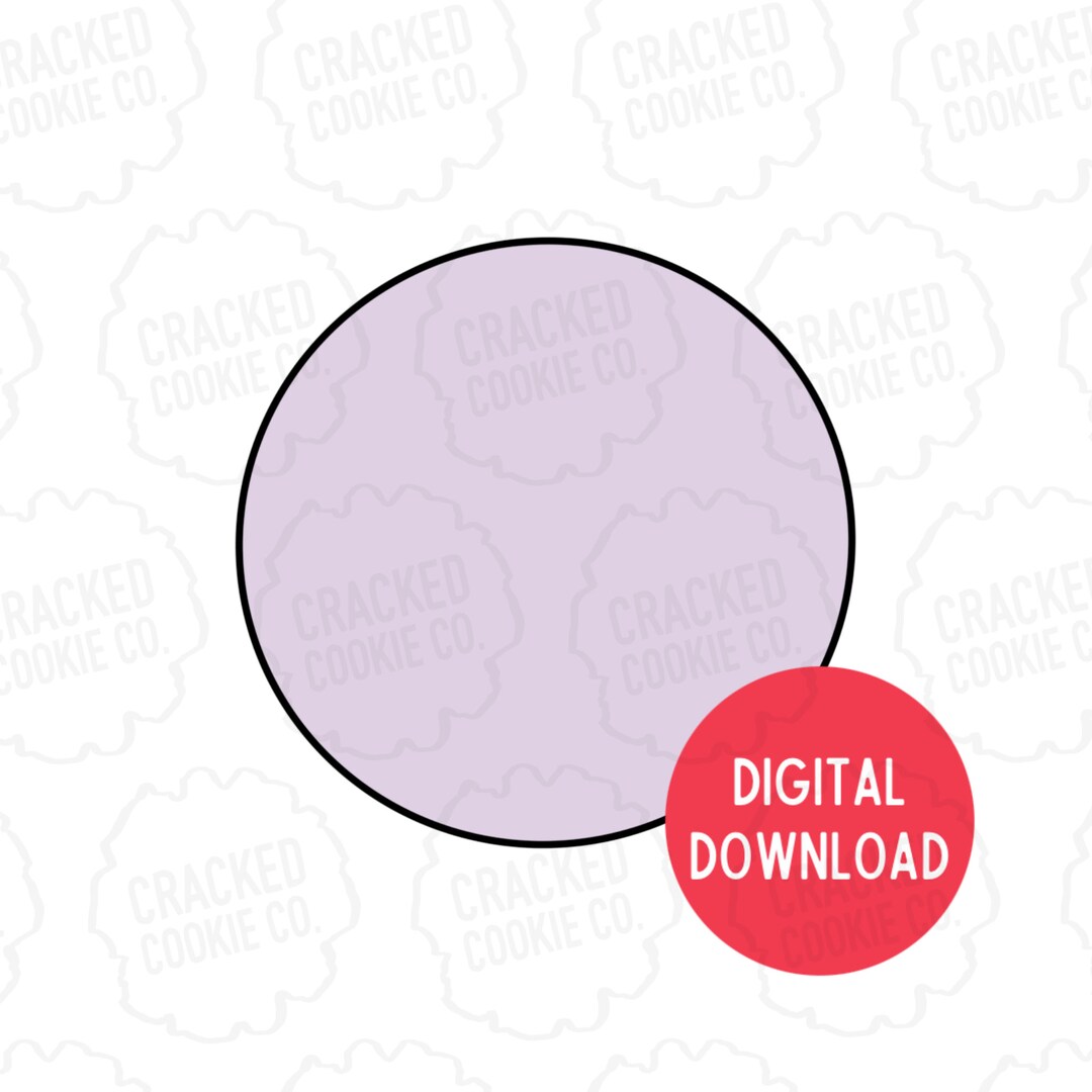 Circle Cookie Cutter- STL File- INSTANT - Etsy