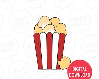 Popcorn Stl File - Etsy