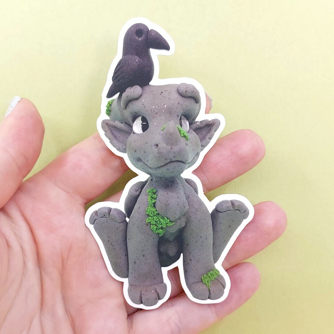 Gargoyle Dragon Vinyl Sticker Decal for Water Bottles, Laptops ...