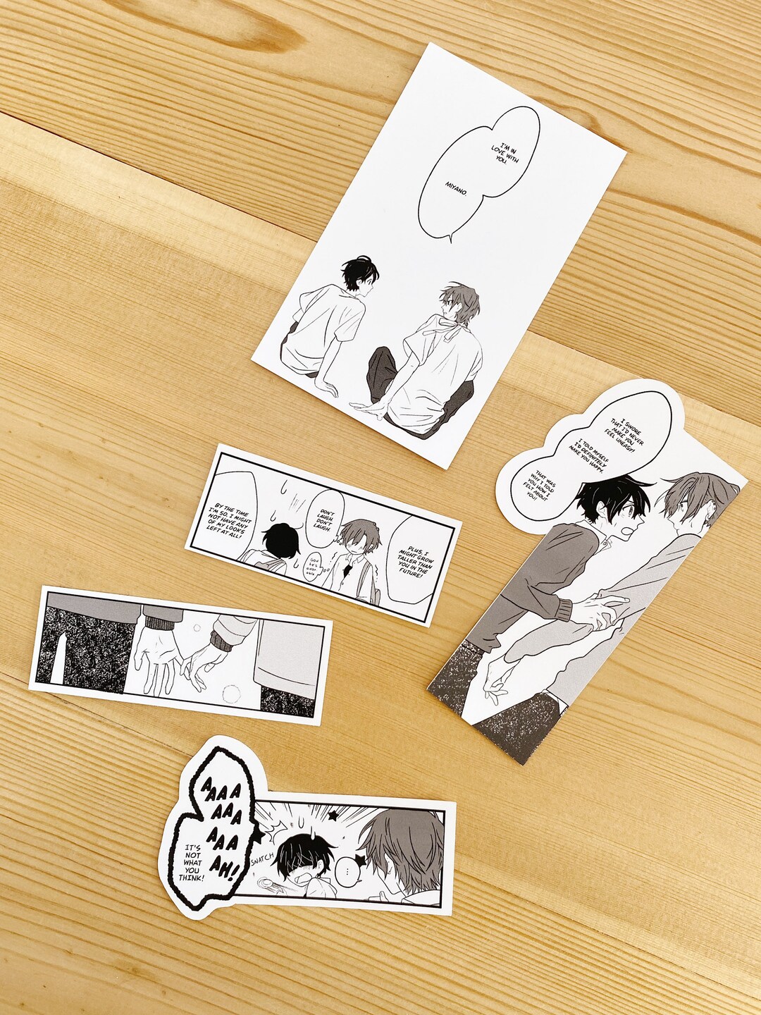 Boy Love Anime Vinyl Sticker Pack X5. Manga & Anime Inspired. - Etsy