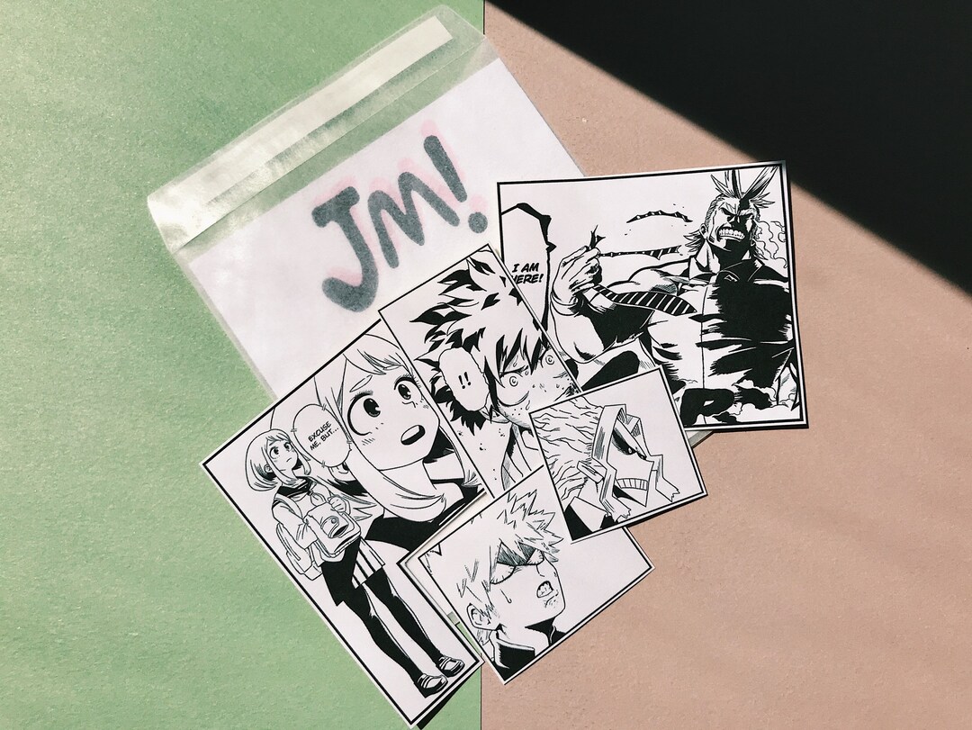 Superhero School Anime Vinyl Sticker Pack X5. Manga & Anime Inspired ...