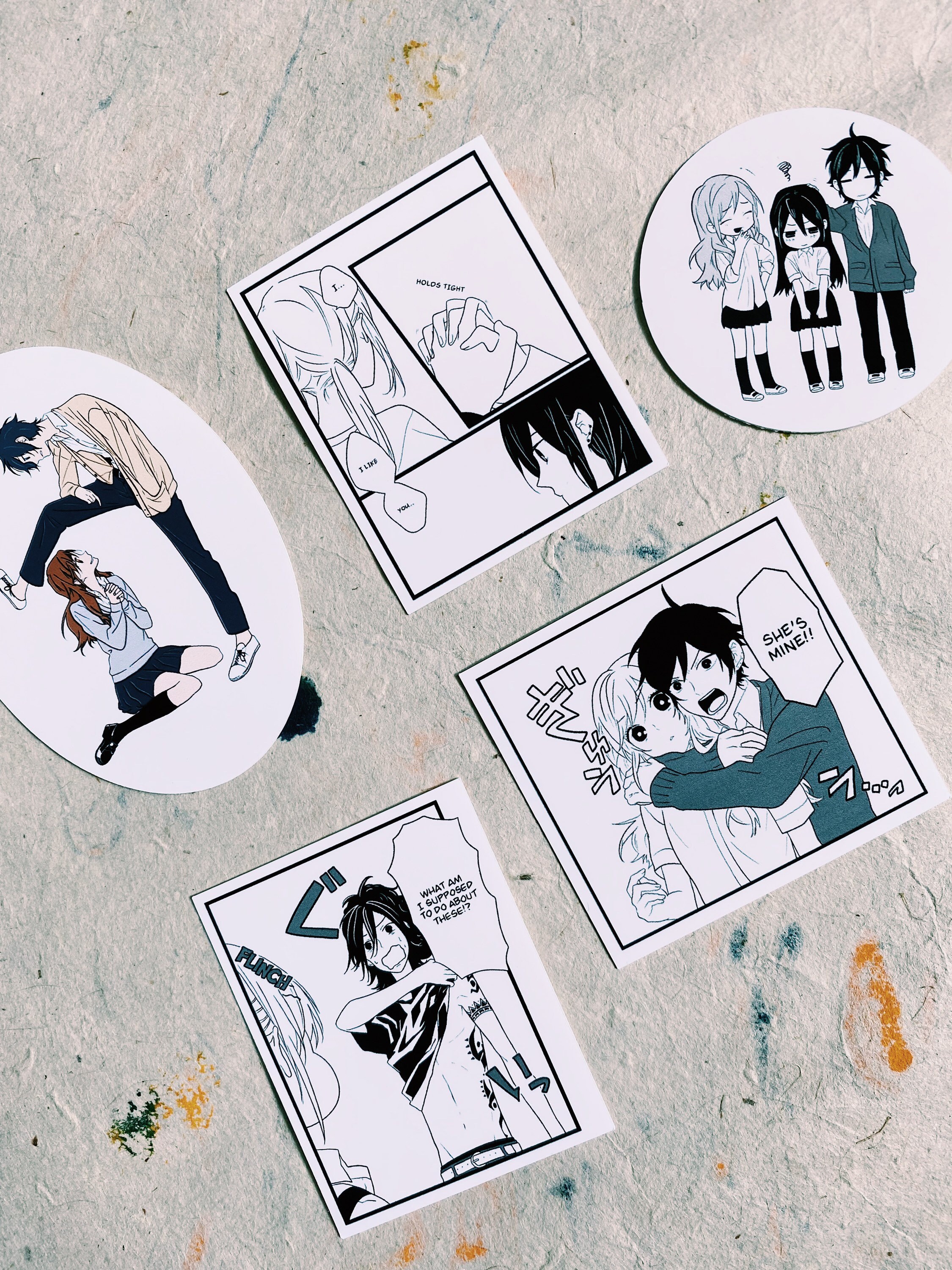 High School Romance Anime Vinyl Sticker Pack x5. Manga & Anime | Etsy