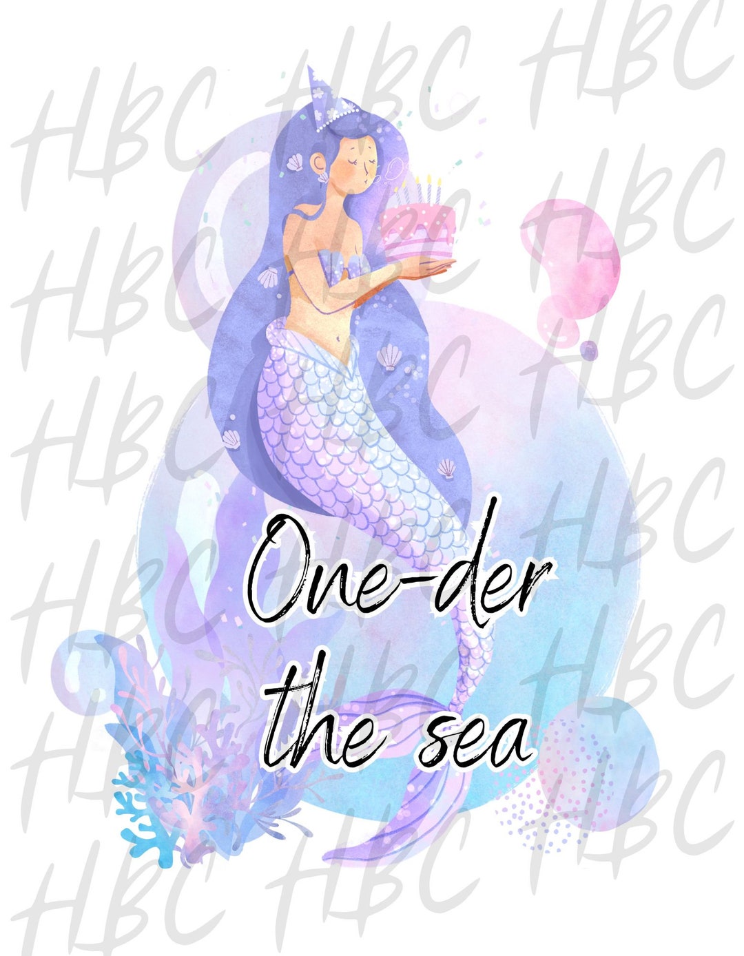 One-der the Sea - Png/sublimation Design/digital Download/graphic ...