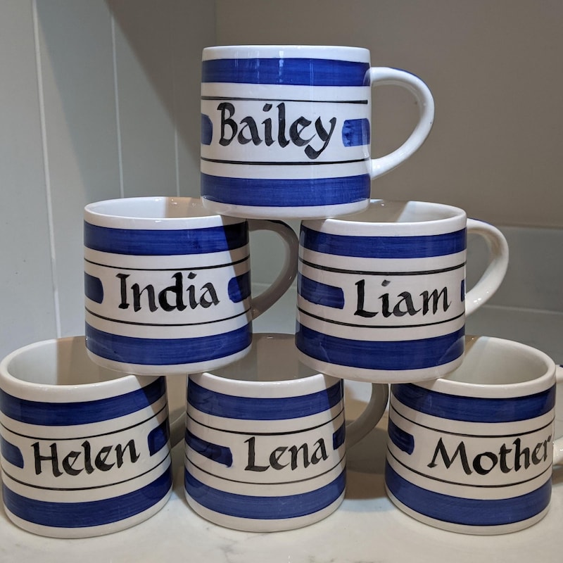 Personalised Mugs With Name - Etsy UK