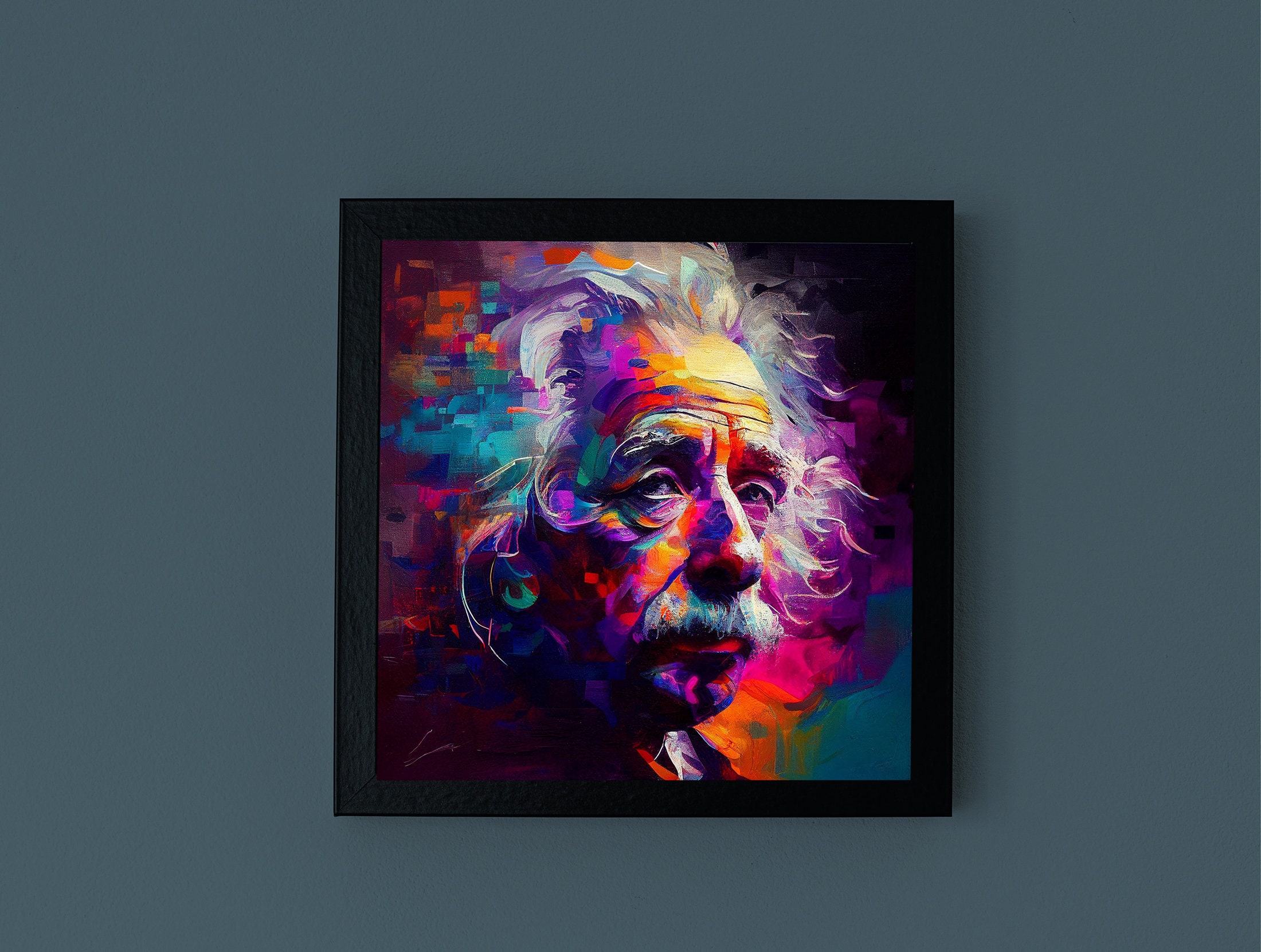 Albert Einstein Portrait Wall Poster - Etsy