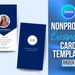 Editable Nonprofit Business Card Template: Canva Design (instant ...