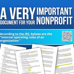 Editable Nonprofit Bylaws Template: 501(c)(3) Governance (word) - Etsy