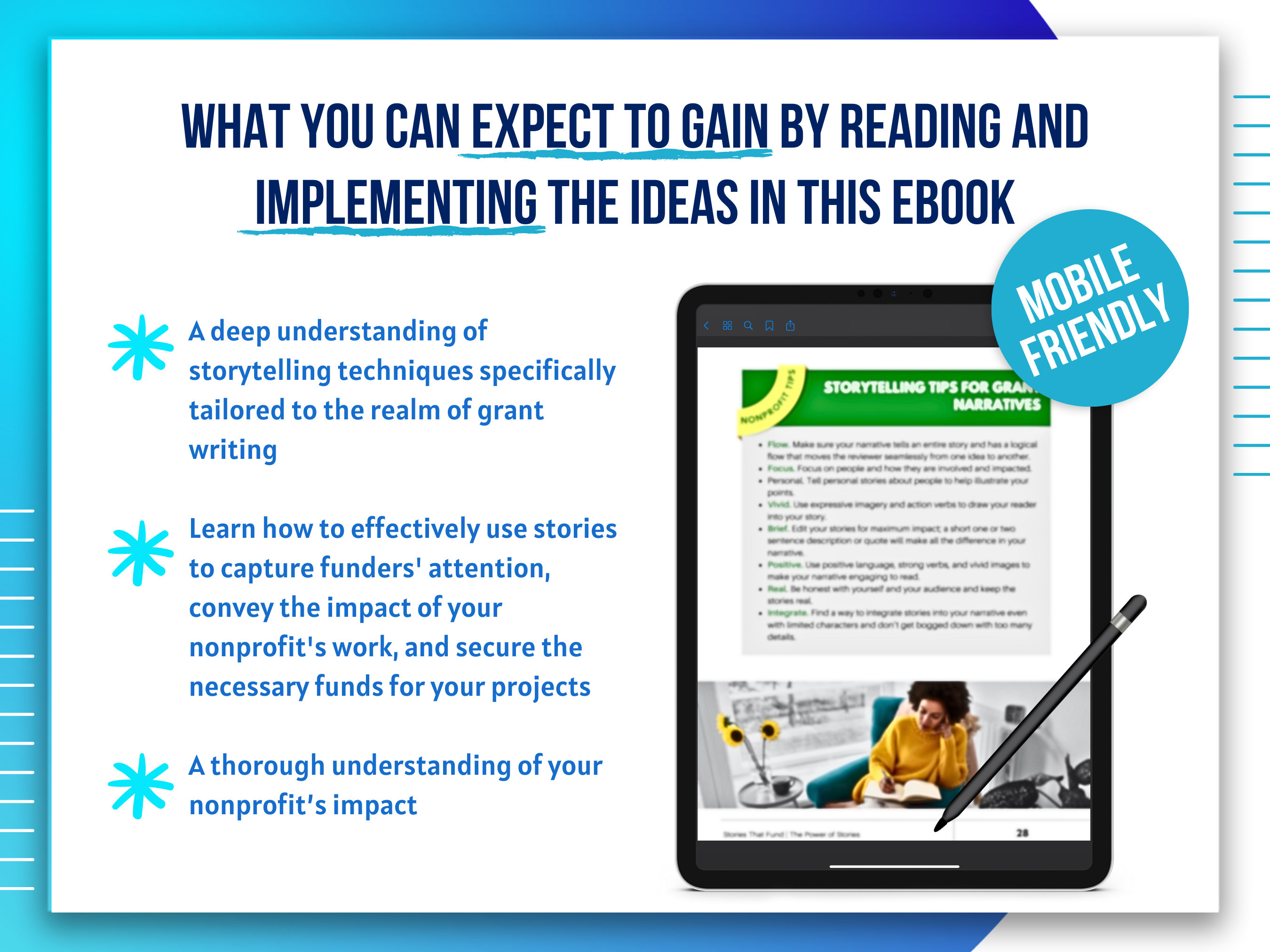 Nonprofit Grant Writing Guide: Storytelling Workbook (fillable PDF) - Etsy