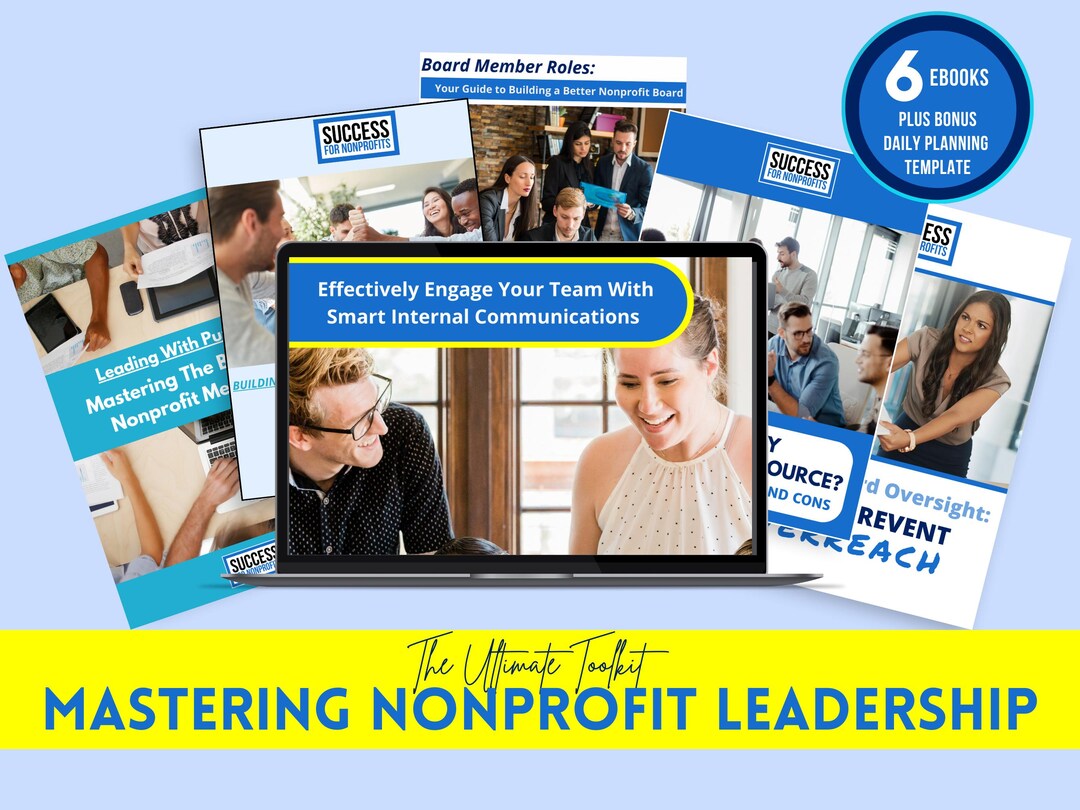 Nonprofit Team Building Ebook Bundle | Mastering Nonprofit Leadership | 6 Ebooks for Nonprofits ...