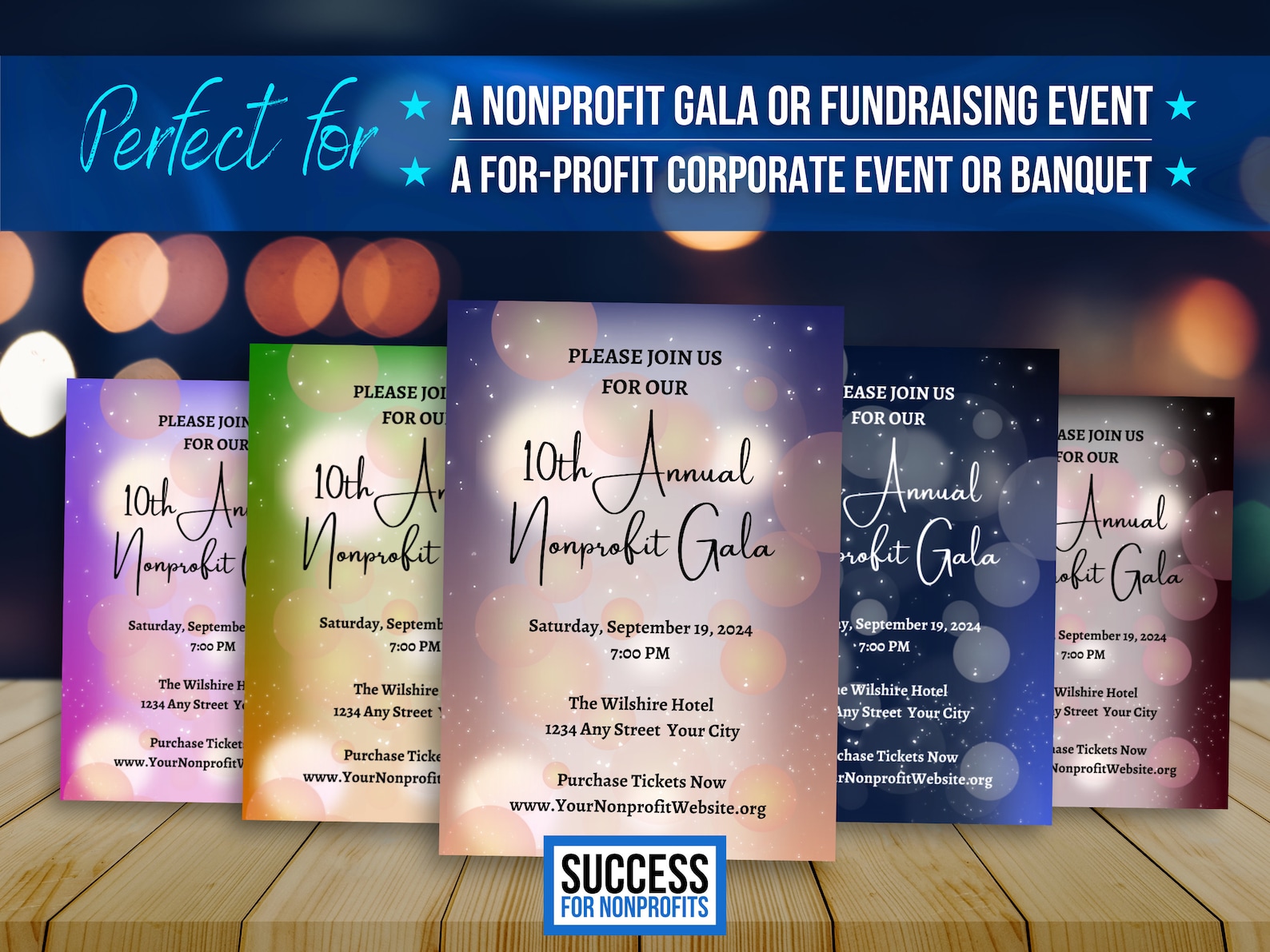Editable Nonprofit Gala Invitation: Animated Event Invite (canva ...