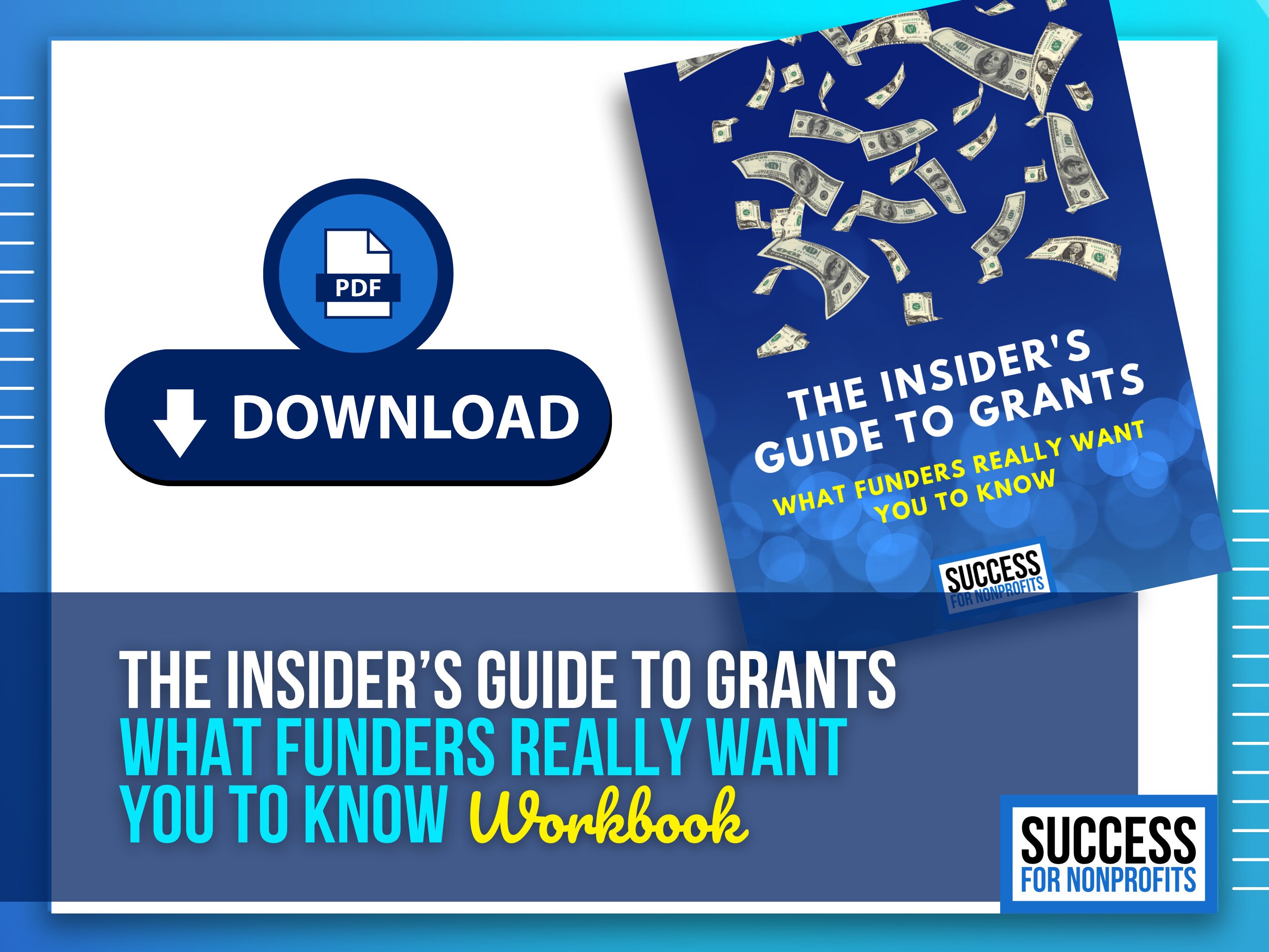 Nonprofit Grant Writing Guide: Insider Secrets, Fillable Workbook (PDF ...