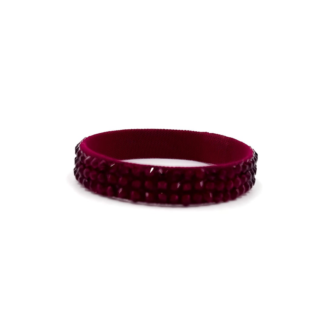 Maroon Bangle Bracelet - Etsy