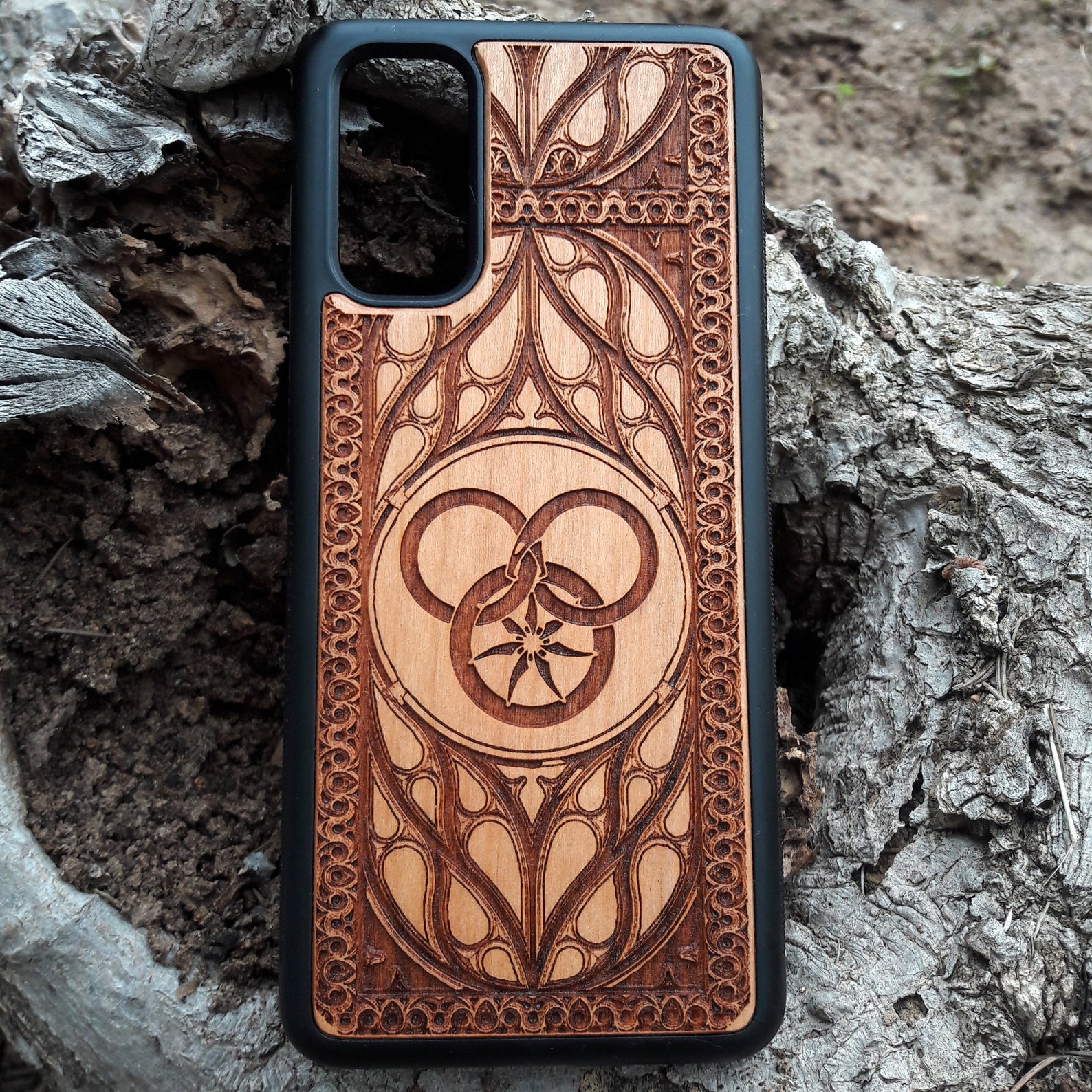 Wheel of Time Symbol Personalised Wood Iphone 11 12 13 14 Pro - Etsy