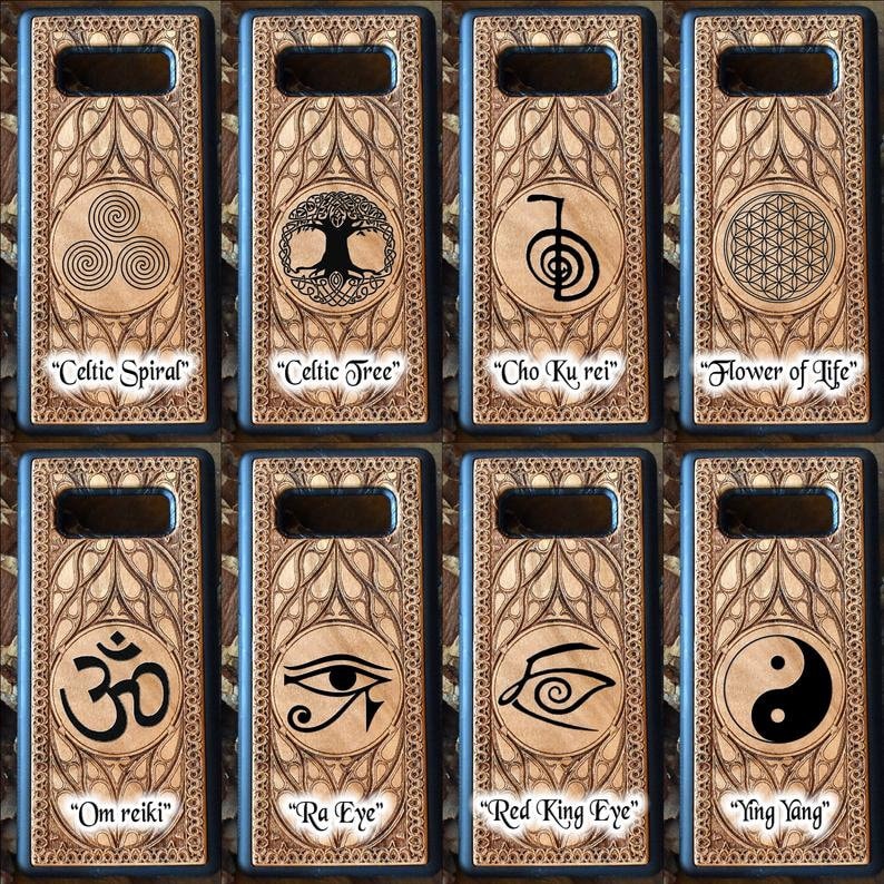 Wheel of Time Symbol Personalized Wood iPhone 11 12 Pro Max | Etsy