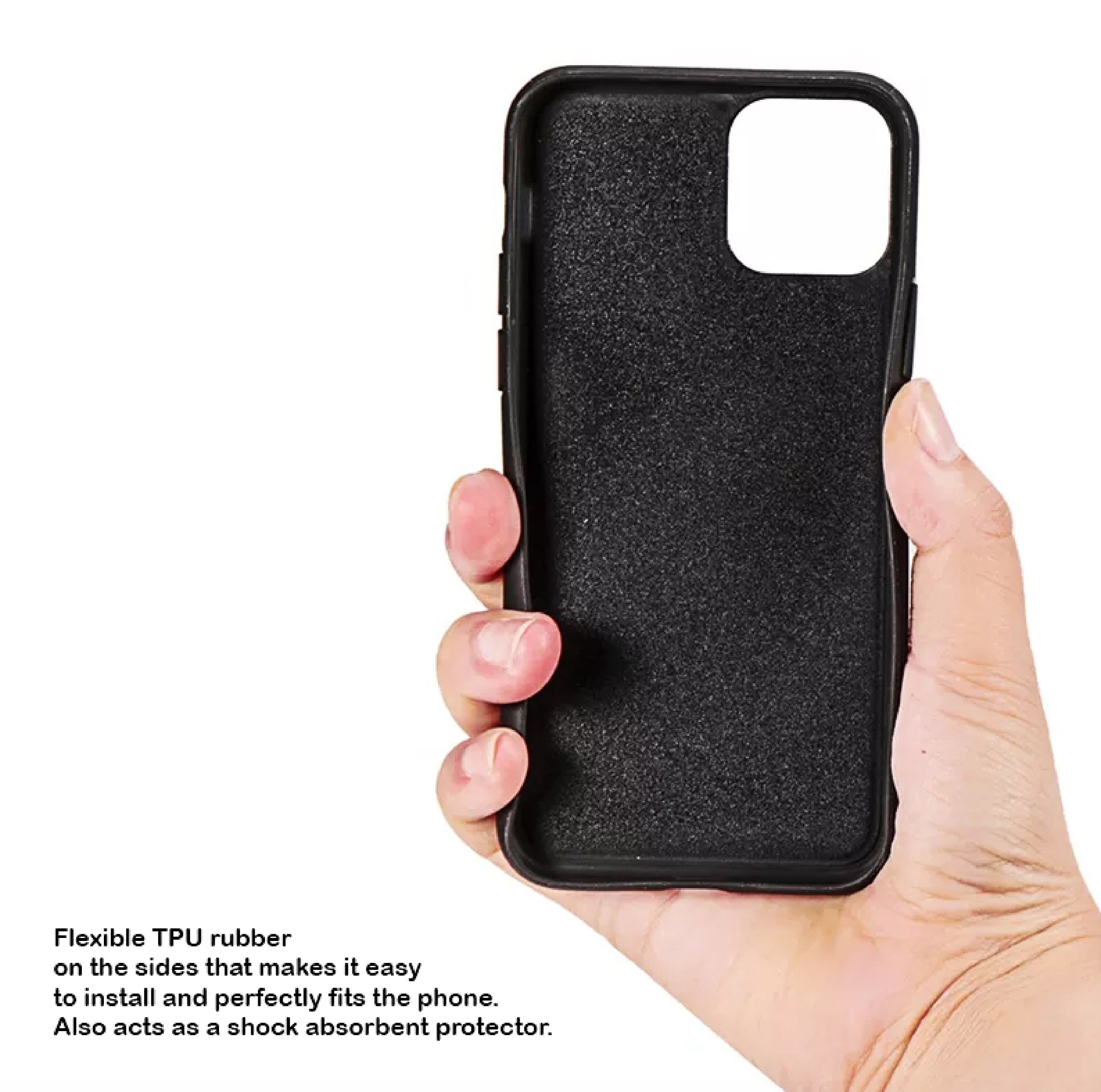 IPhone 17 16 15 Pro Max Wooden Phone Case: Hand Painted Fantasy Movie ...