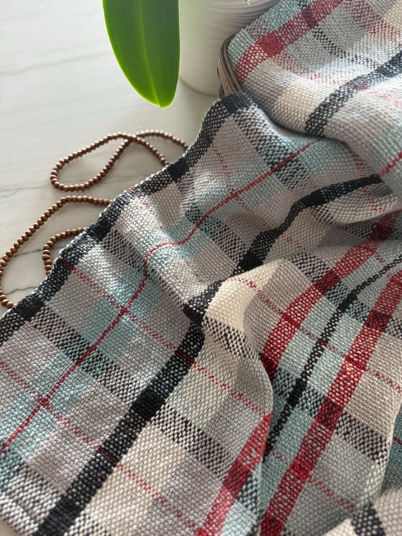 Rigid Heddle Loom Weaving Pattern: Harborside Plaid Towel PDF (beginner ...