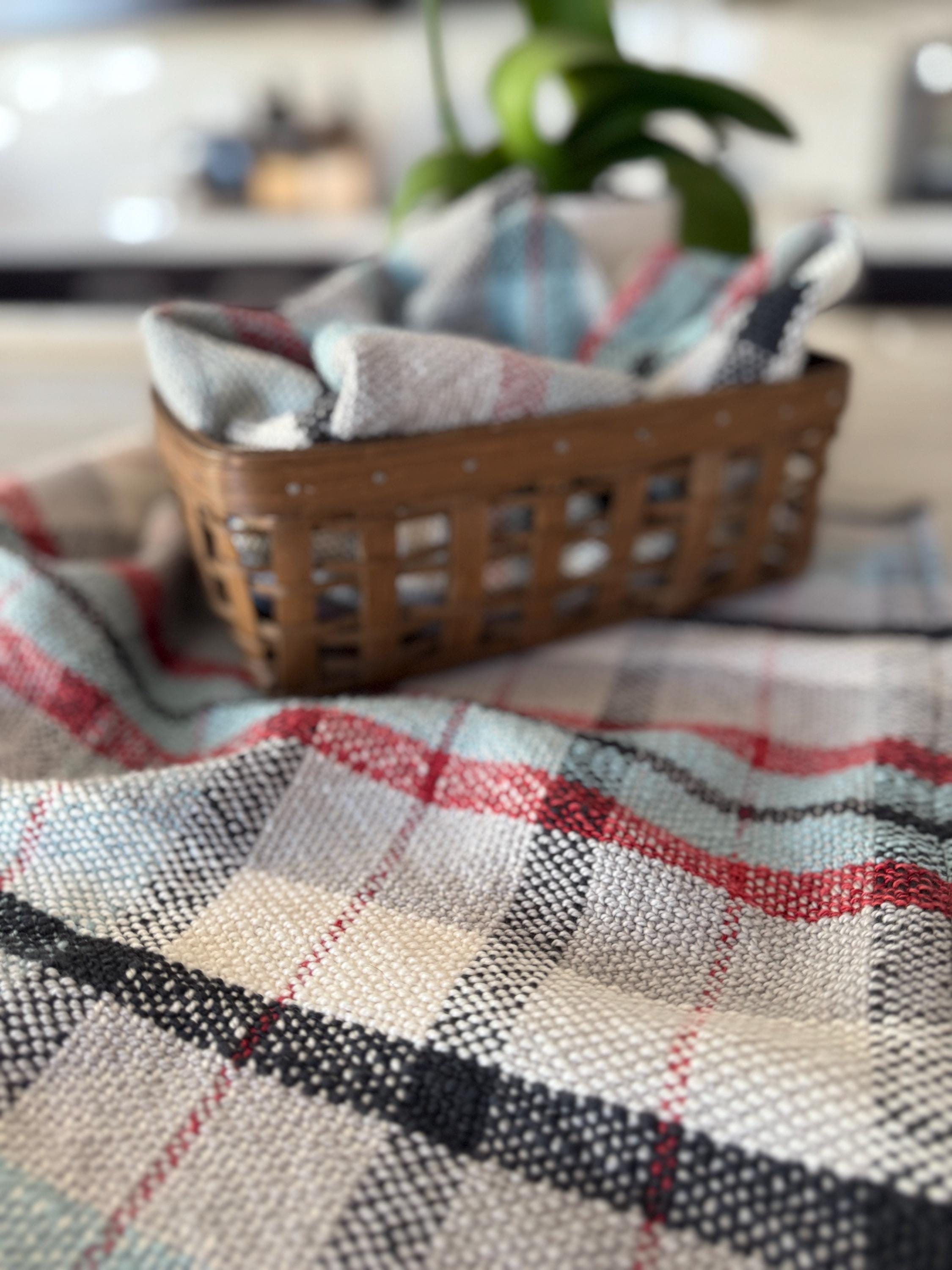 Rigid Heddle Loom Weaving Pattern: Harborside Plaid Towel PDF (beginner ...