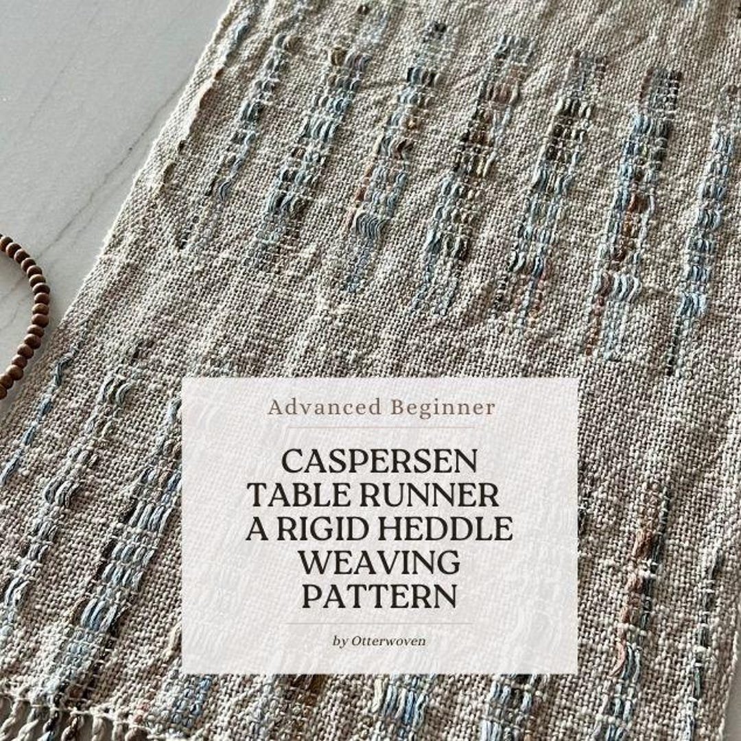 Woven Table Runner Pattern: Rigid Heddle Weaving Draft (PDF Download - Etsy