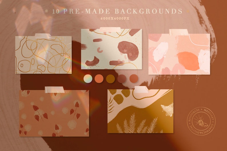 Smudge Kit Digital Paper Texture Watercolor Cream Brush Stroke - Etsy