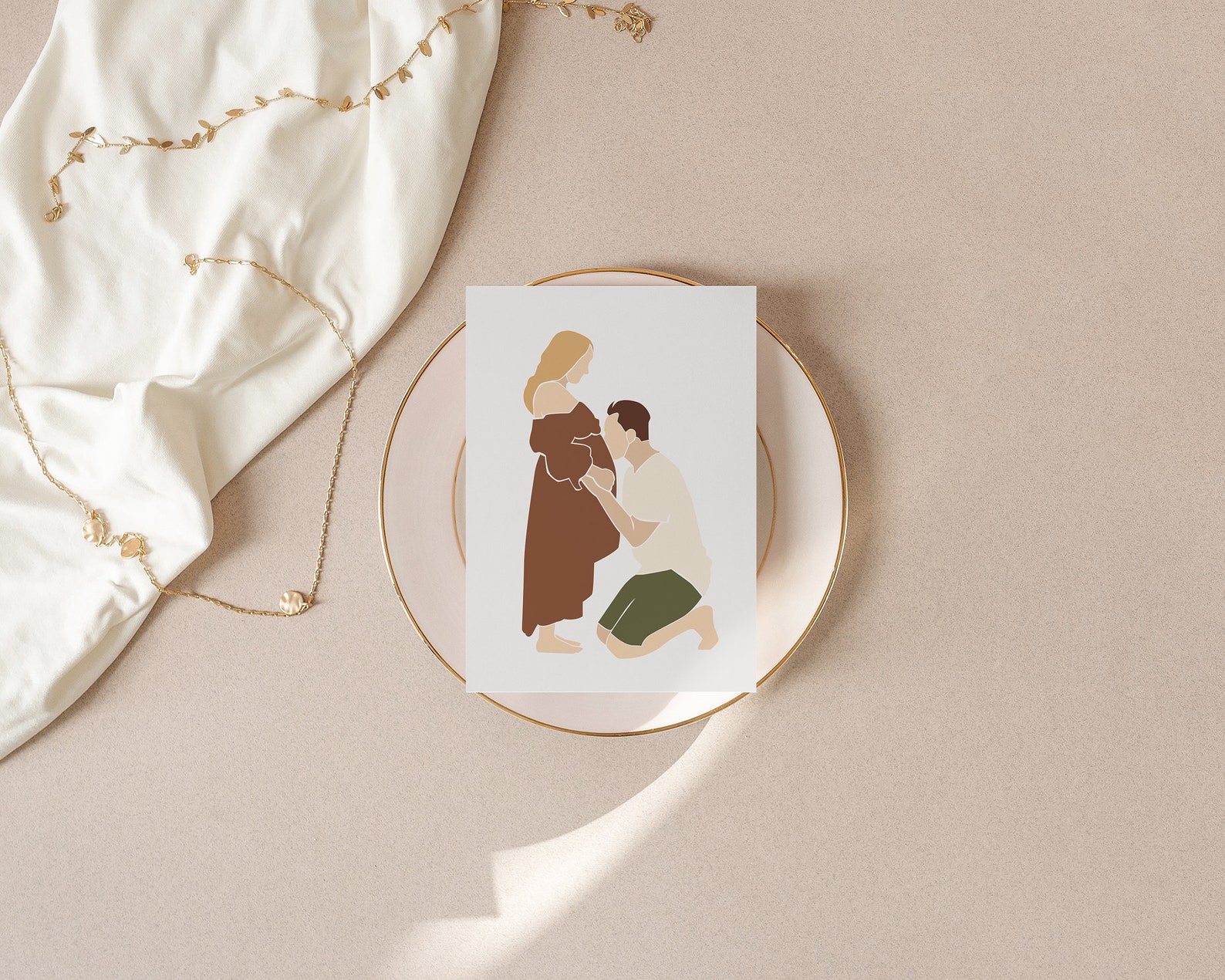 Abstract Family Clipart Parents and Kids - Home Print, Marriage Couple ...