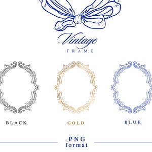 Baroque Vintage Frame SVG, Victorian Old Frame, Wedding Frame - Etsy