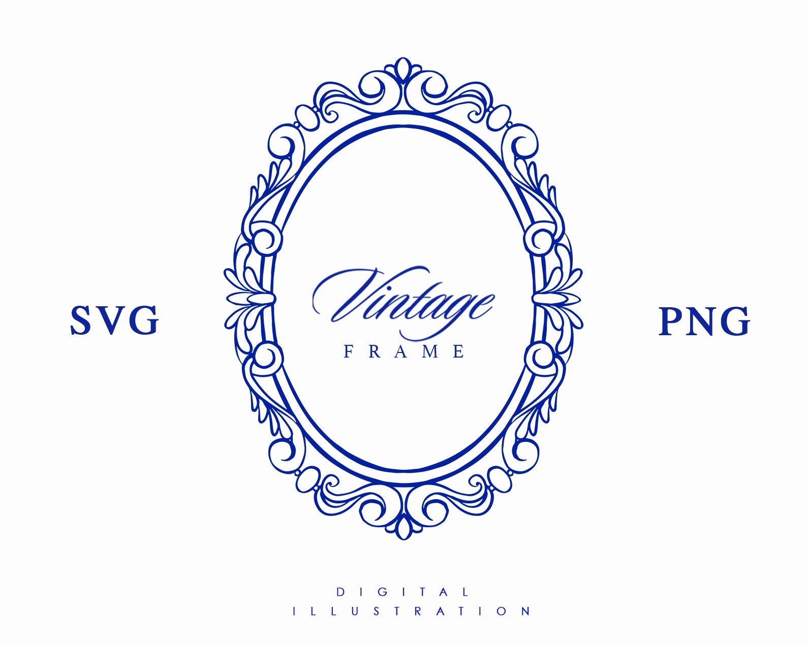 Baroque Victorian Vintage Frame SVG Victorian Old Frame - Etsy