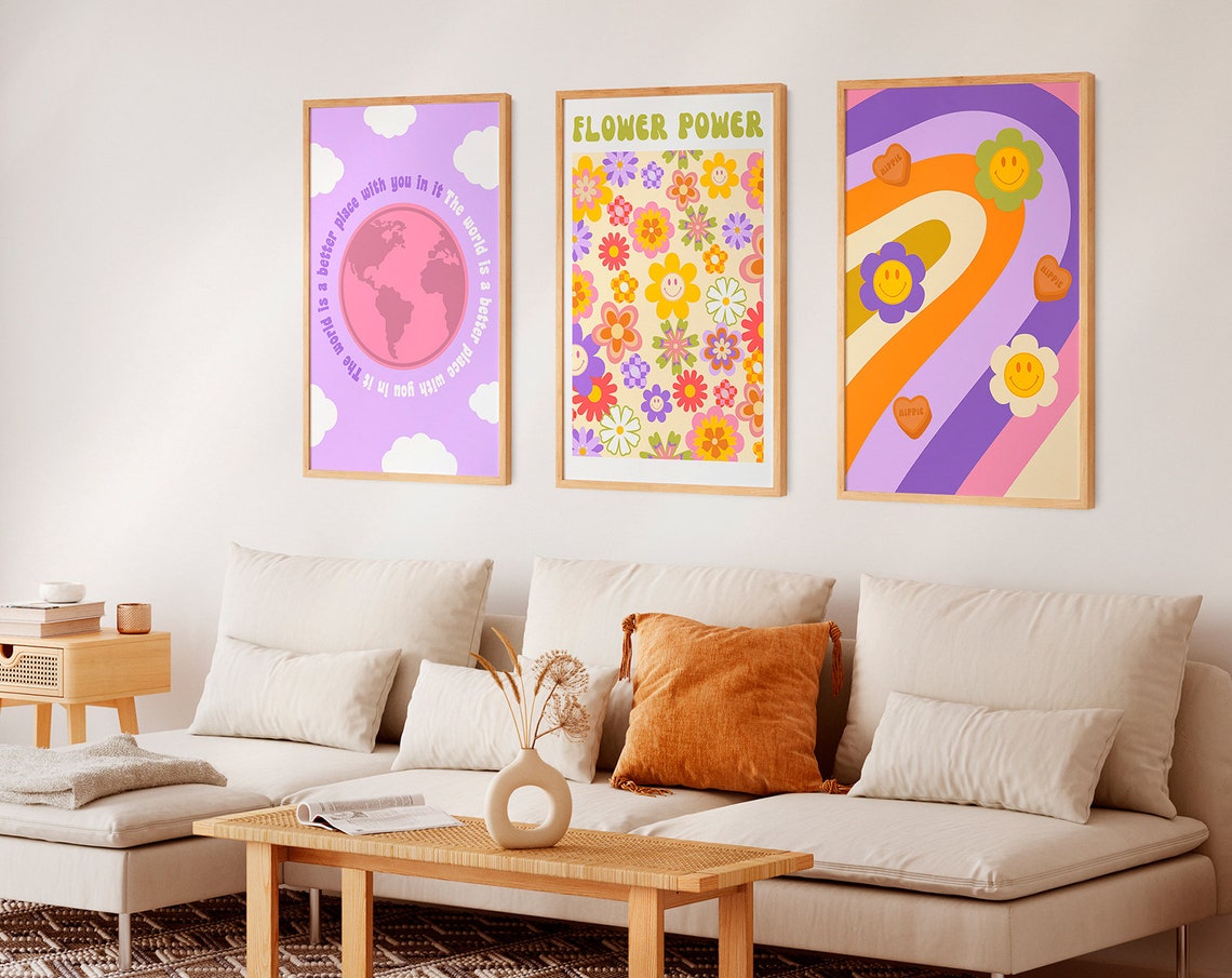 Retro Groovy 70s Print Groovy Poster Retro Print Vintage - Etsy