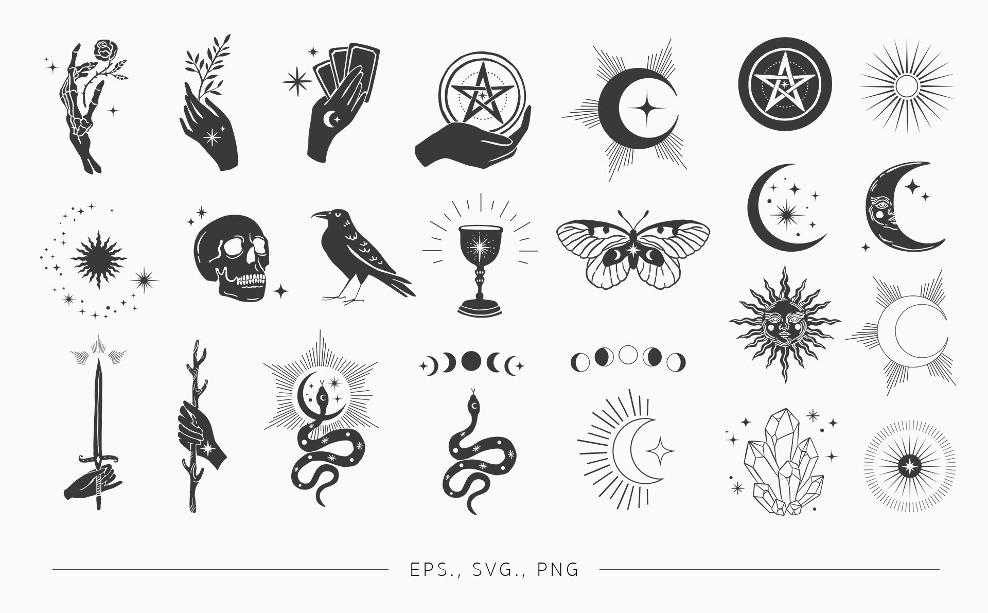 Celestial Vector SVG Icons, Cricut Minimalistic Stars, Logo Sparkle Sun ...