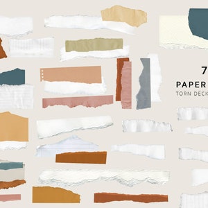 Deckle Edge Torn Paper Clipart, Collage Abstract Png, Craft Grunge ...