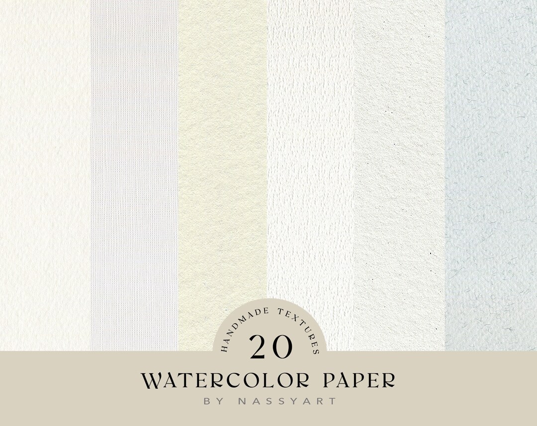 Watercolor Digital Paper for Drawing on Ipad, Watercolor Paper Texture ...