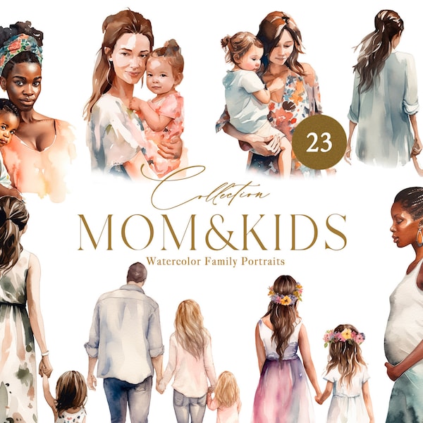 Little Girl Clip Art - Etsy