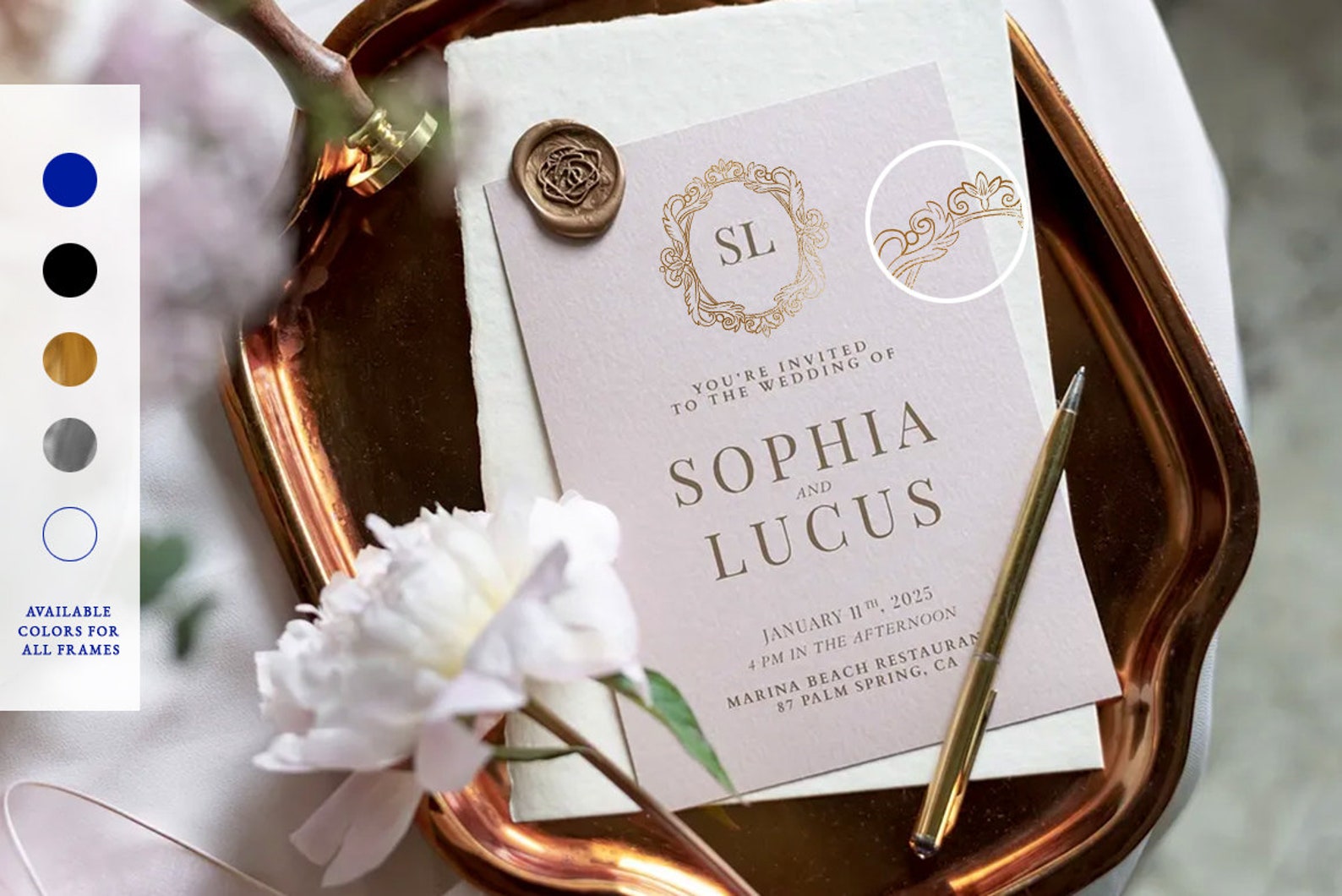 Wedding Frame Floral Crest Clipart Vintage Logo Monogram Victorian ...