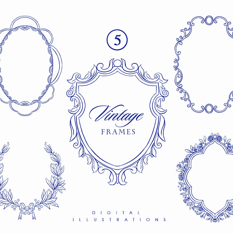 Crest Frame - Etsy