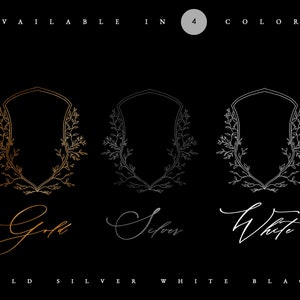 Vintage Antique Vector EPS Floral Frames Set Line Art Victorian Wedding ...