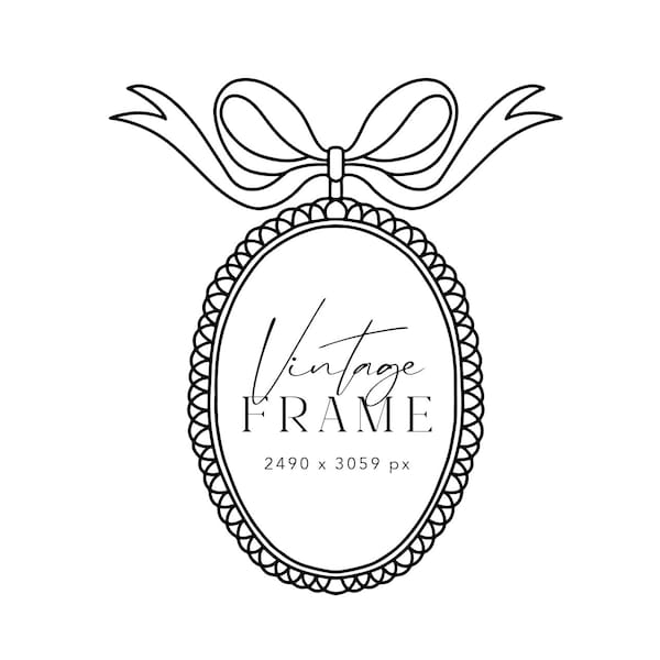 Oval Frame Svg - Etsy
