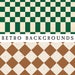 Checkered Hippie Retro Paper, Groovy Checker Patterns, Retro 70s 90s ...