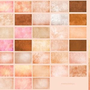 Fine Art Peachy Textures - Peachy Handmade Textures - Watercolor Craft ...