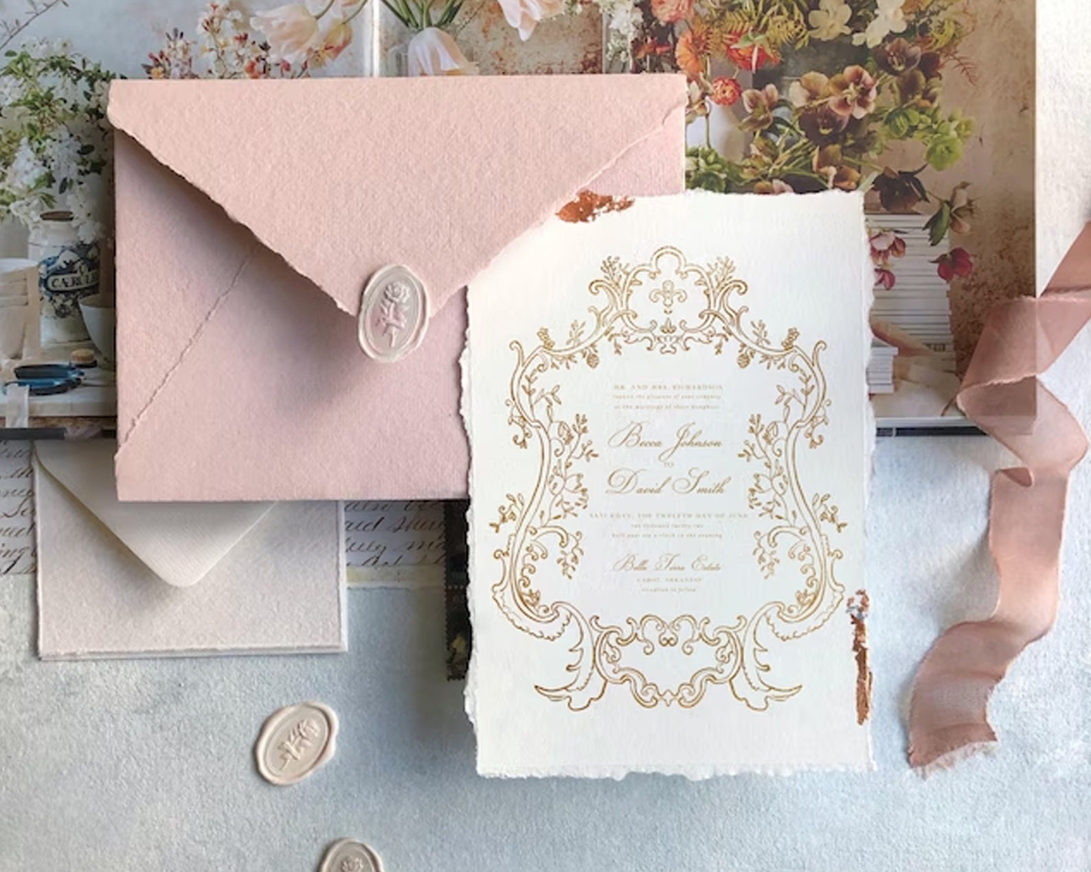 Baroque Vintage Frame Eps Svg Border Monogram Clipart Ribbon Wedding ...