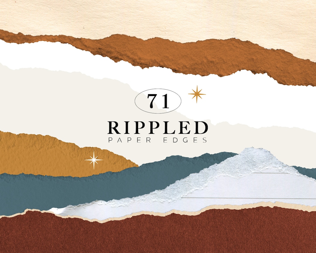 Deckle Edge Torn Paper Clipart, Collage Abstract Png, Craft Grunge ...