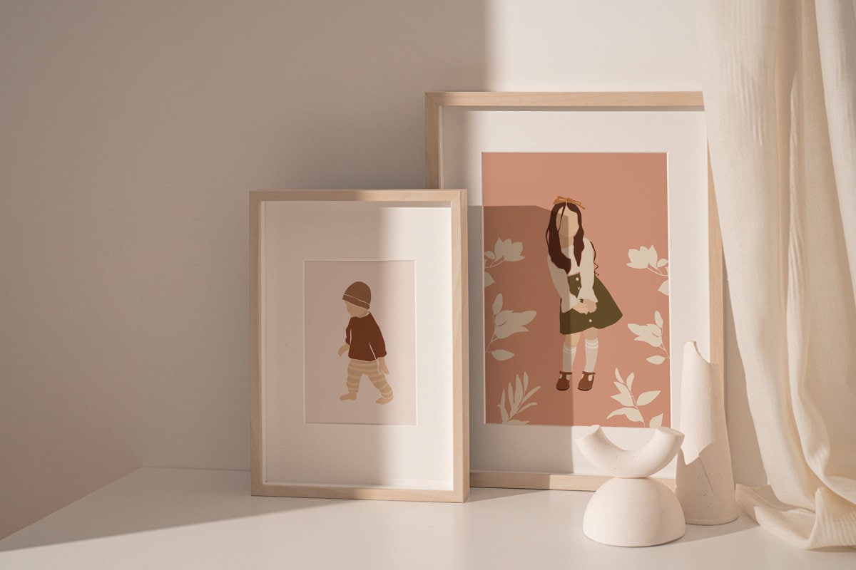 Abstract Family Clipart Kit Abstract Vector Digital Print | Etsy