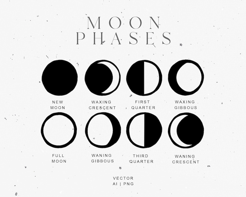 Astrology Zodiac Symbols Moon Phases Planet Zodiac Signs - Etsy