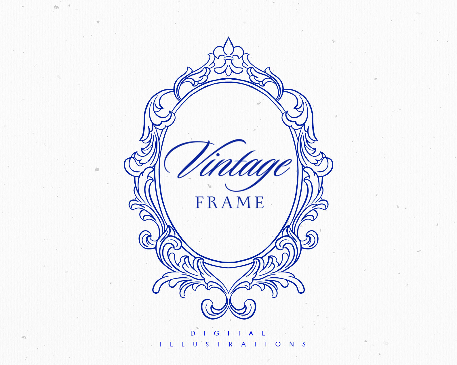 Baroque Vintage Frame SVG Victorian Old Frame Wedding Frame - Etsy